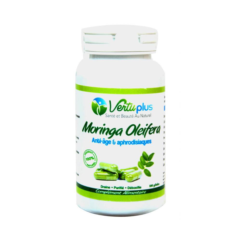 Vertu Plus Moringa Oleifera 100 Gélules | Global para – Global Para